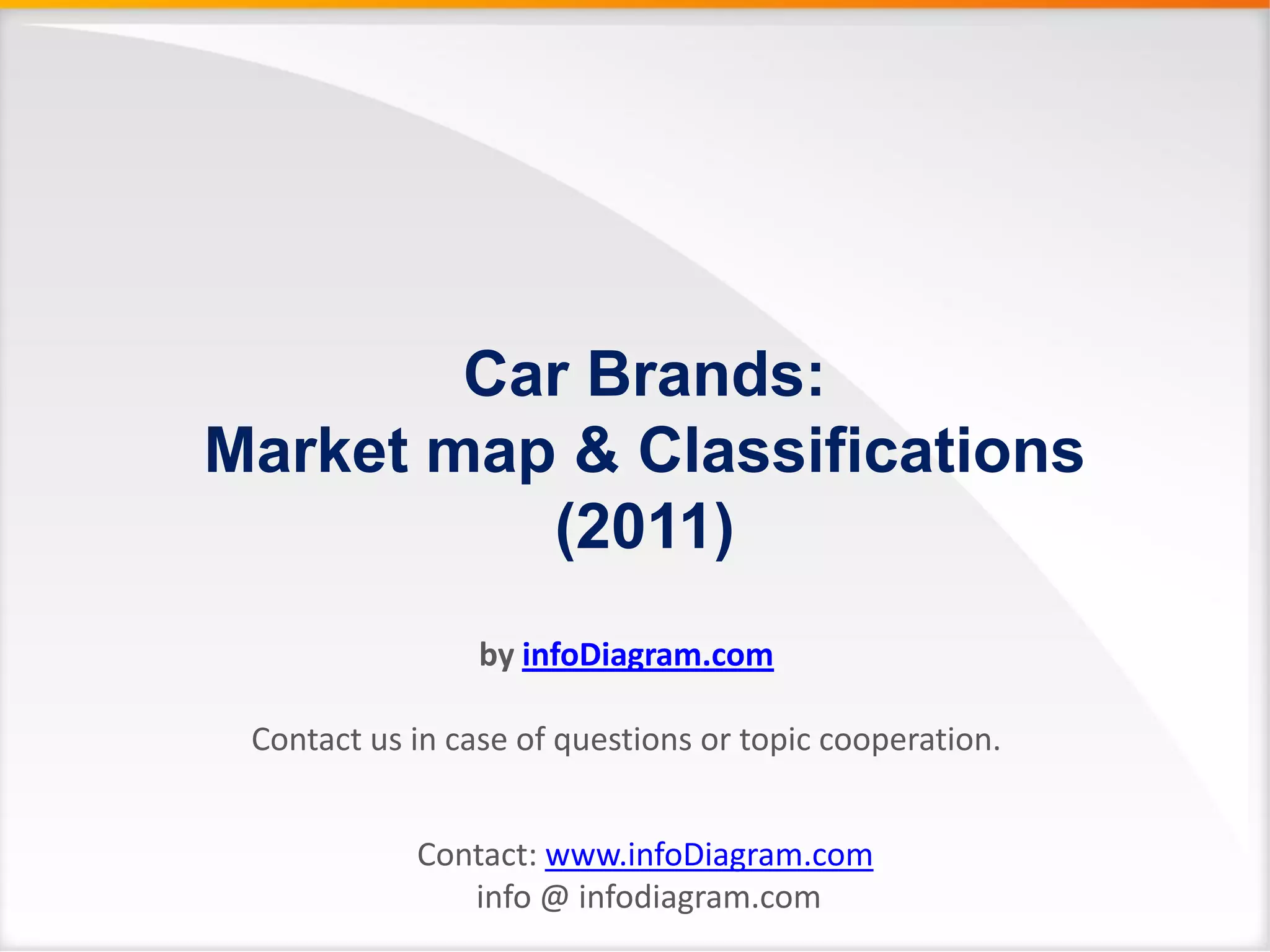 Car Brands Market Map & Classification Infodiagrams | PDF | Automotive ...