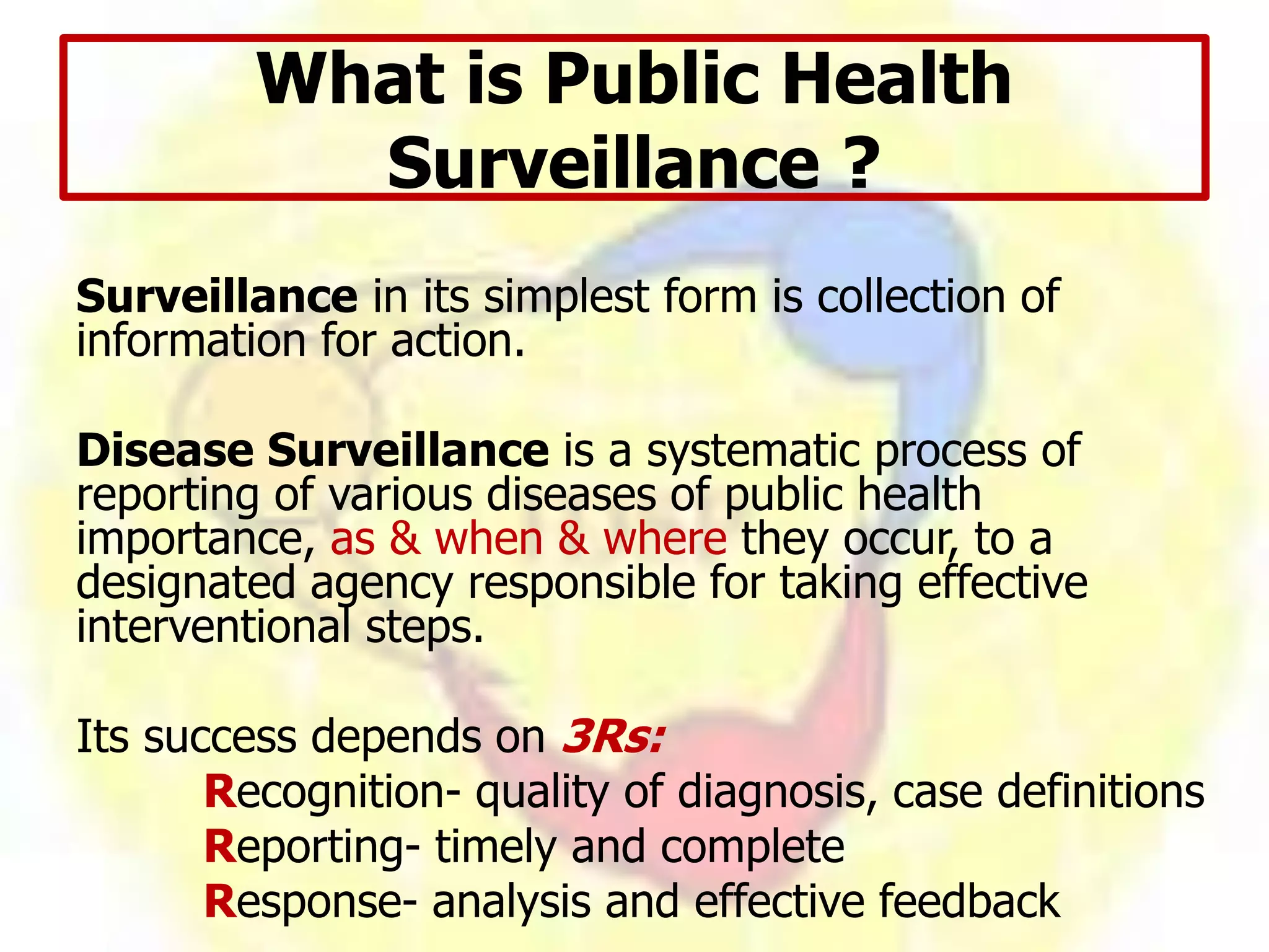 IDSP- Integrated Disease Surveillance Programme | PPTX