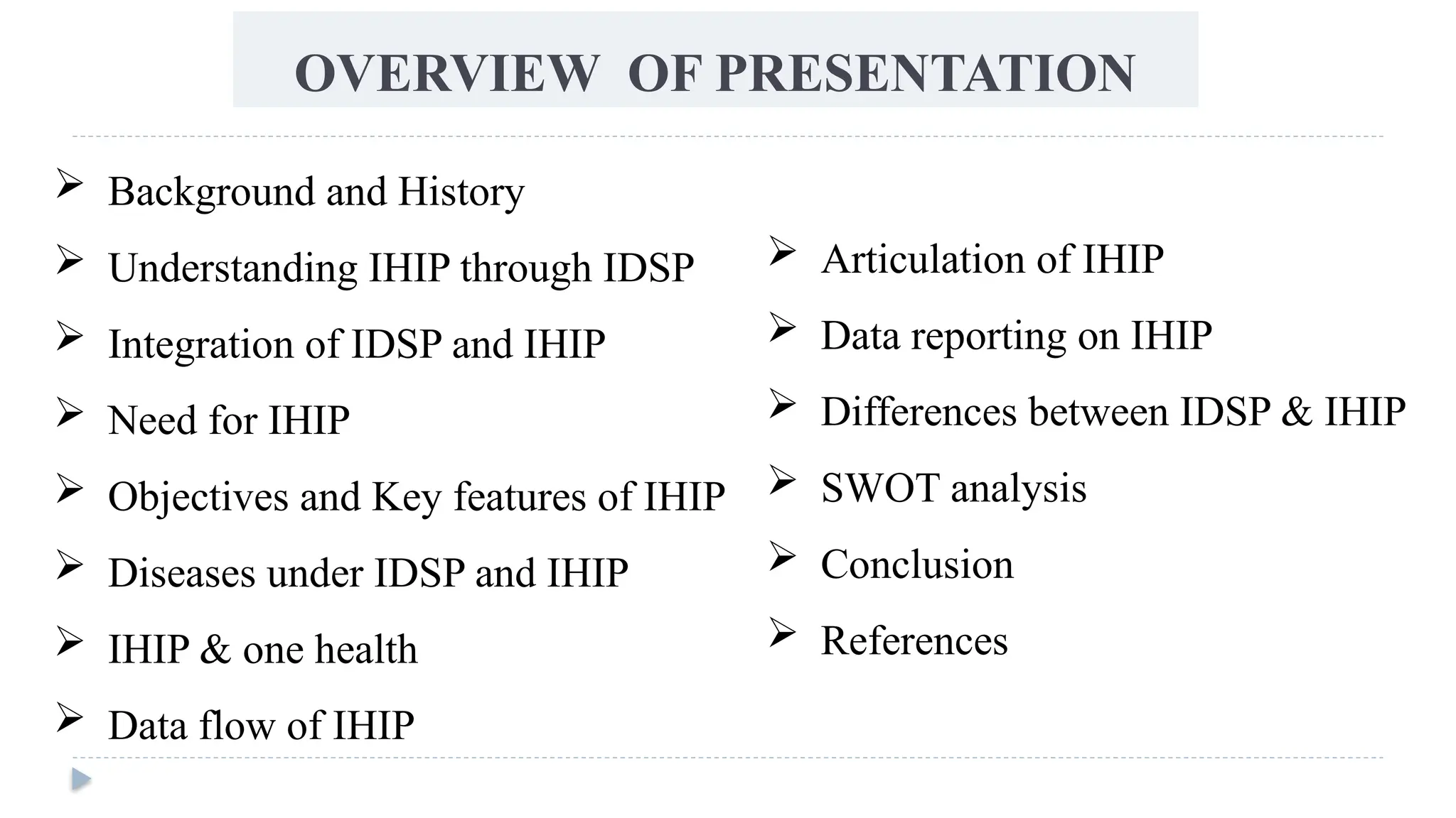 idsp-ihip Dr Jyotshna-1.pptx IMS&SUM Hospital | PPTX