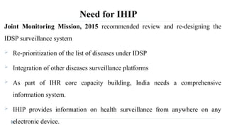 idsp-ihip Dr Jyotshna-1.pptx IMS&SUM Hospital | PPTX