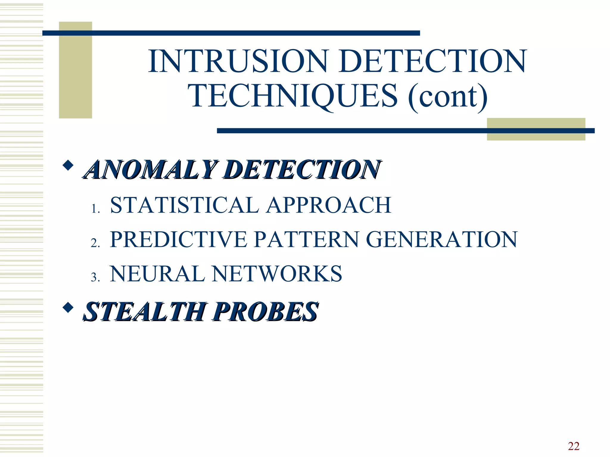 Intrusion Detection System | PPT