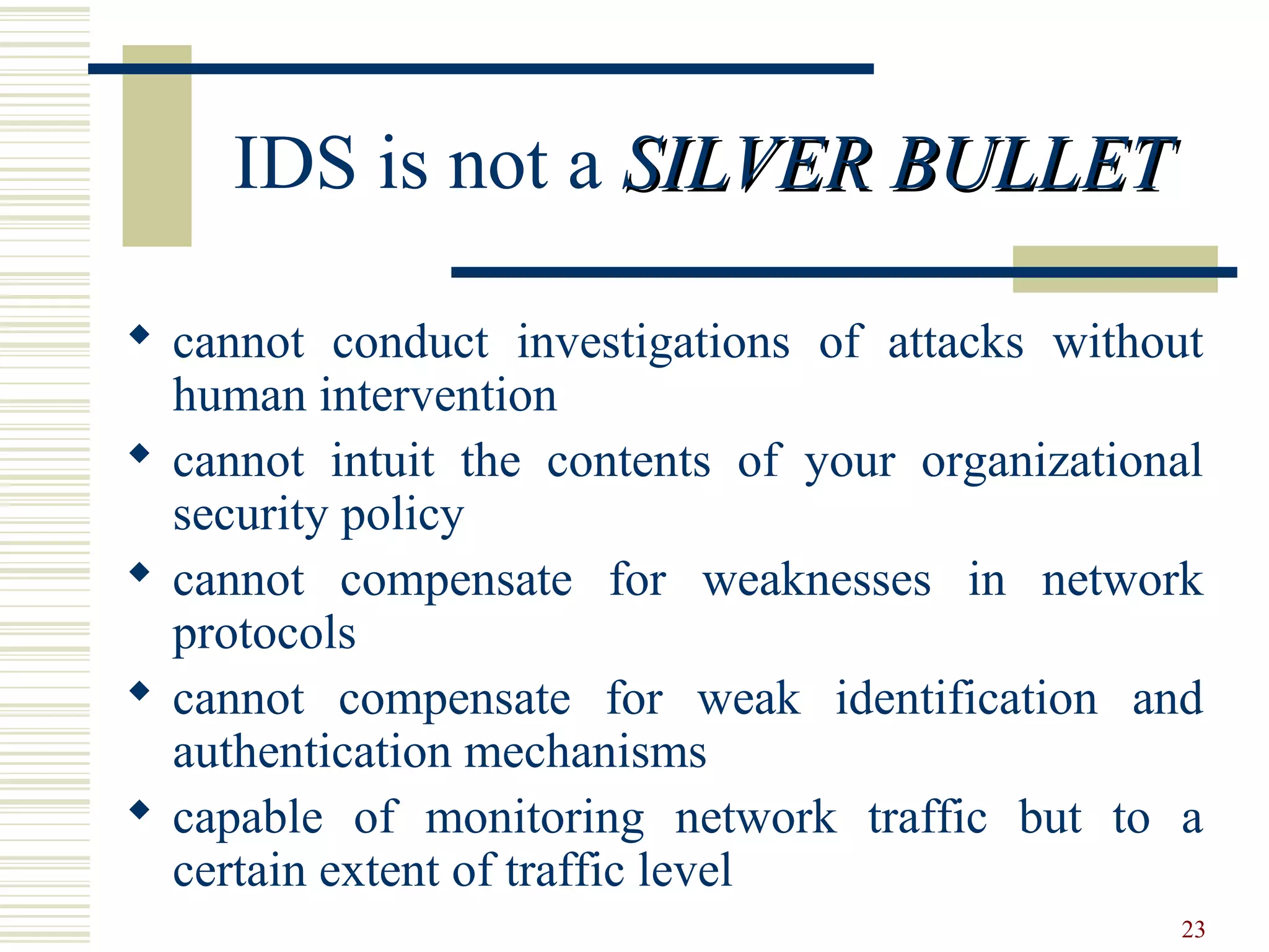 Intrusion Detection System | PPT