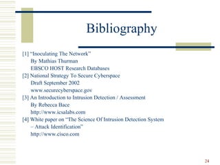 Intrusion Detection System | PPT