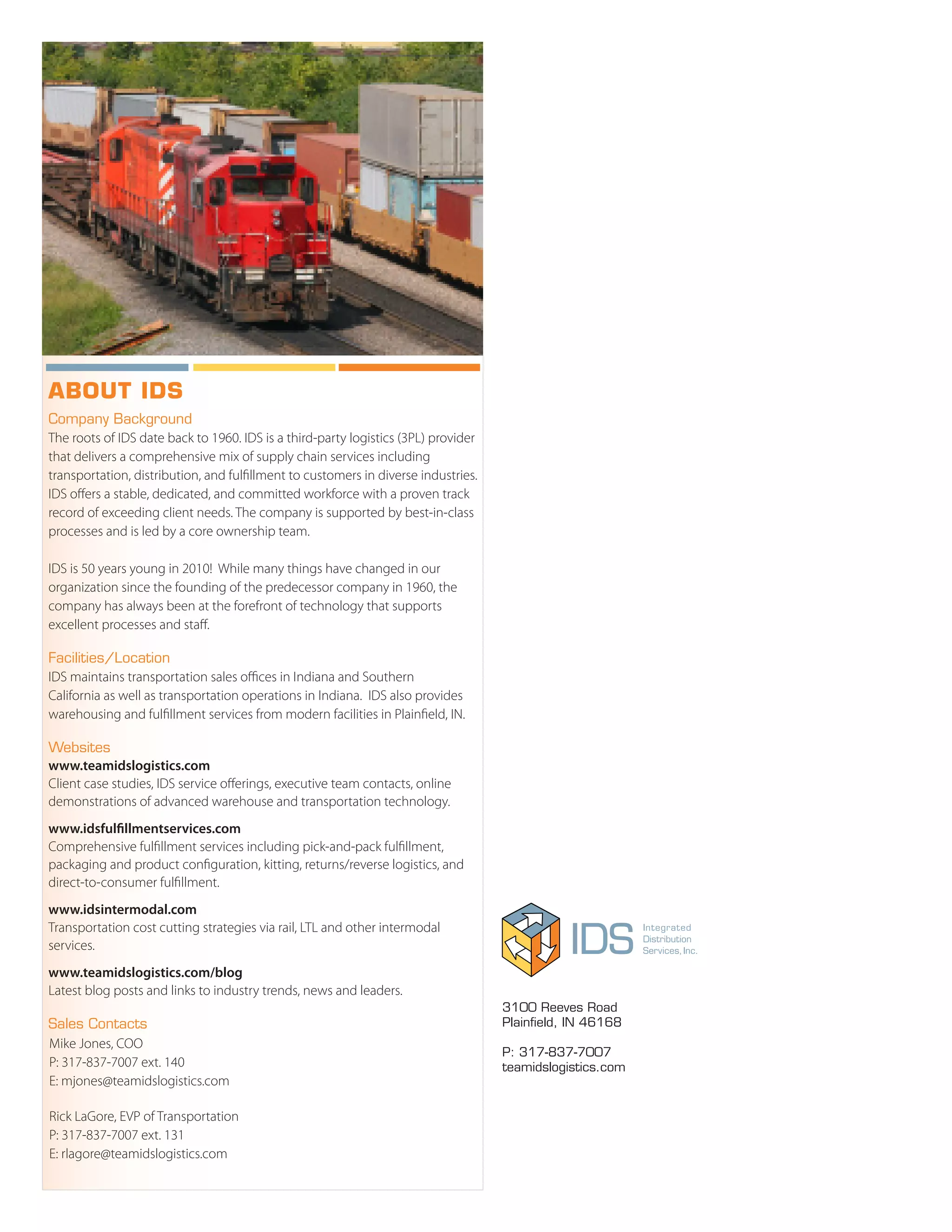 IDS Transportation Brochure | PDF