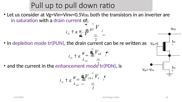 Ids vs Vds relation in MOSFET VLSI Design.pptx | Physics | Science