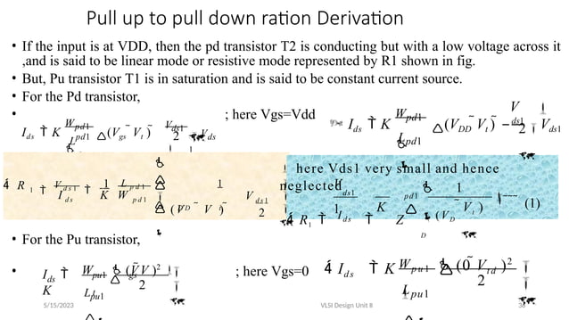 Ids Vs Vds Relation In Mosfet Vlsi Design Pptx