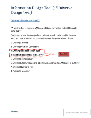 Information Design Tool -Tutorial2 | PDF