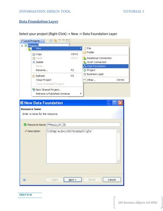 Information Design Tool -Tutorial2 | PDF