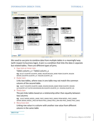 Information Design Tool -Tutorial2 | PDF