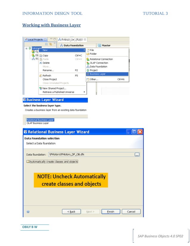 Information Design Tool -Tutorial3 | PDF | Databases | Computer Software and Applications