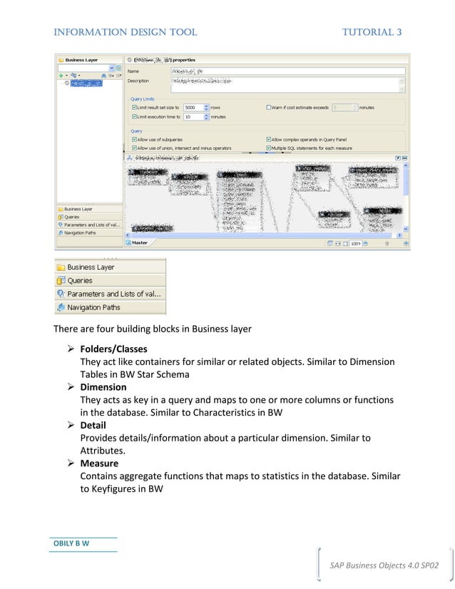 Information Design Tool -Tutorial3 | PDF | Databases | Computer ...
