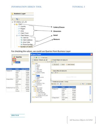 Information Design Tool -Tutorial3 | PDF | Databases | Computer Software and Applications