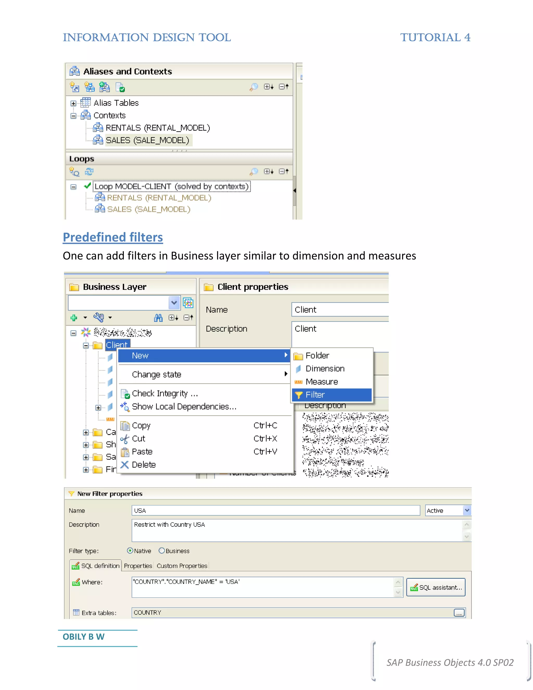 Information Design Tool -Tutorial4 | PDF