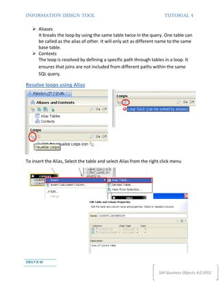 Information Design Tool -Tutorial4 | PDF