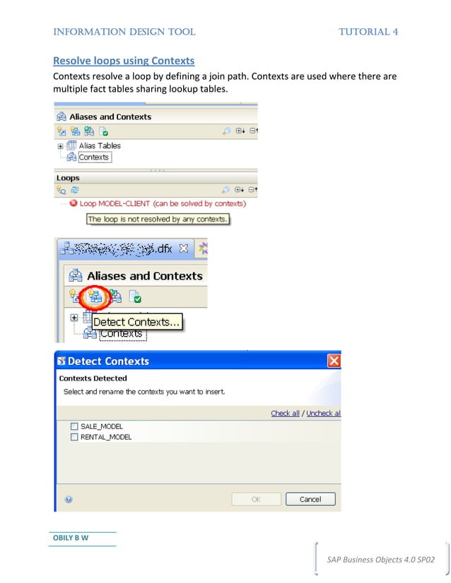 Information Design Tool -Tutorial4 | PDF | Databases | Computer Software and Applications