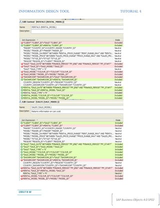 Information Design Tool -Tutorial4 | PDF