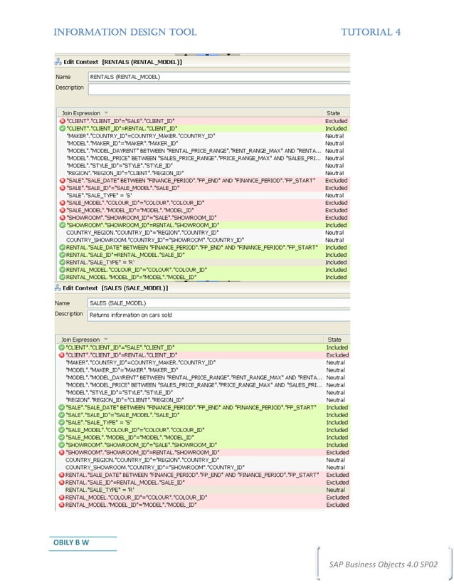 Information Design Tool -Tutorial4 | PDF | Databases | Computer Software and Applications
