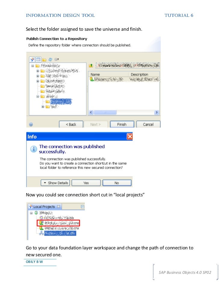 Information Design Tool -Tutorial 6