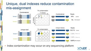 Dual index adapters with UMIs resolve index hopping and increase sensitivity of variant ...