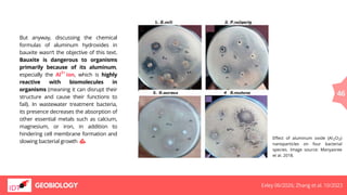 Why bauxite and aluminum are toxic to organisms? | PPT