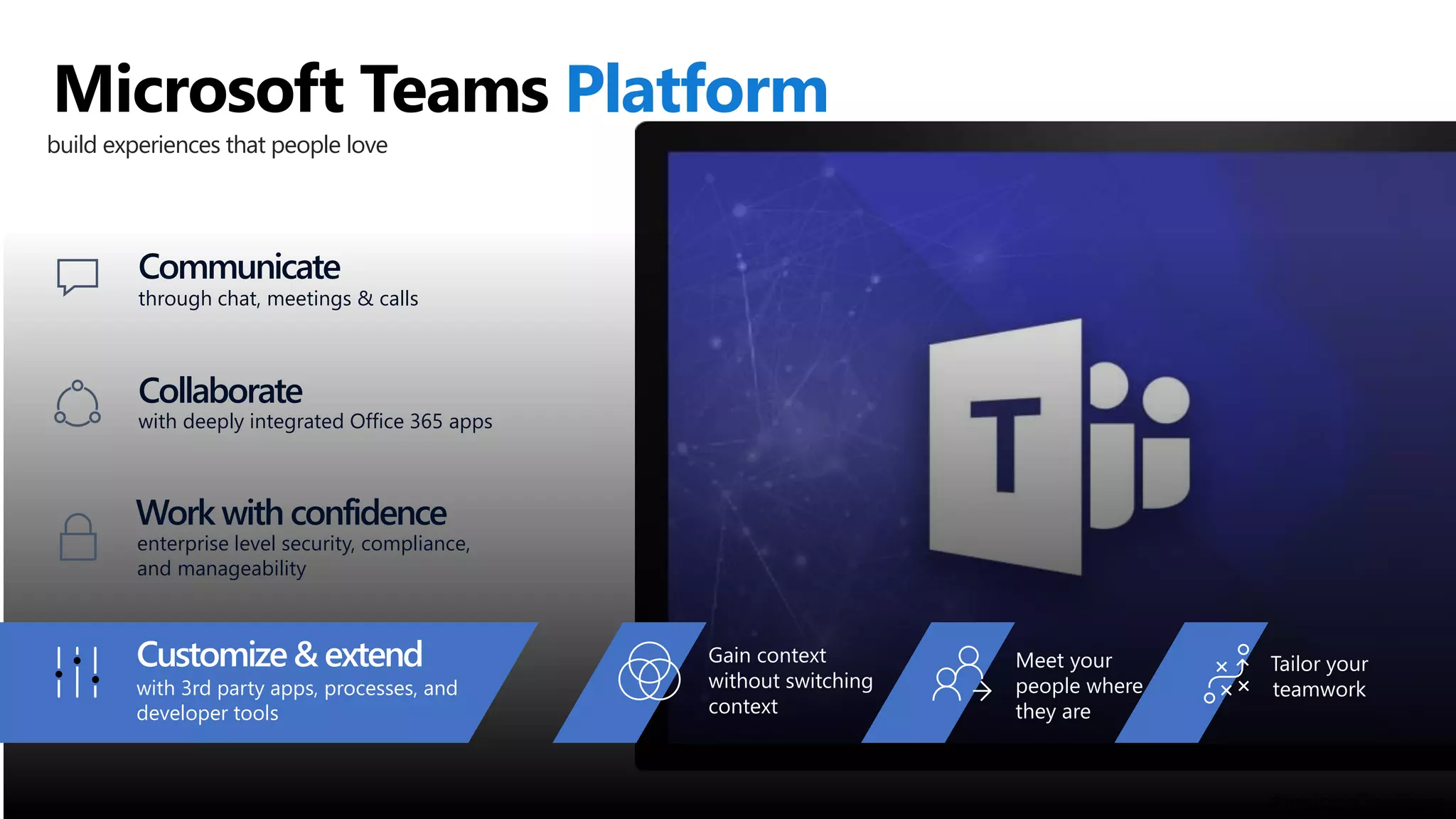 Use your Web skills and the Microsoft Graph to build apps for Microsoft Teams | PPTX