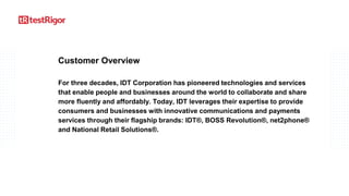 IDT Case Study | PPT