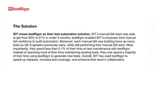 IDT Case Study | PPT