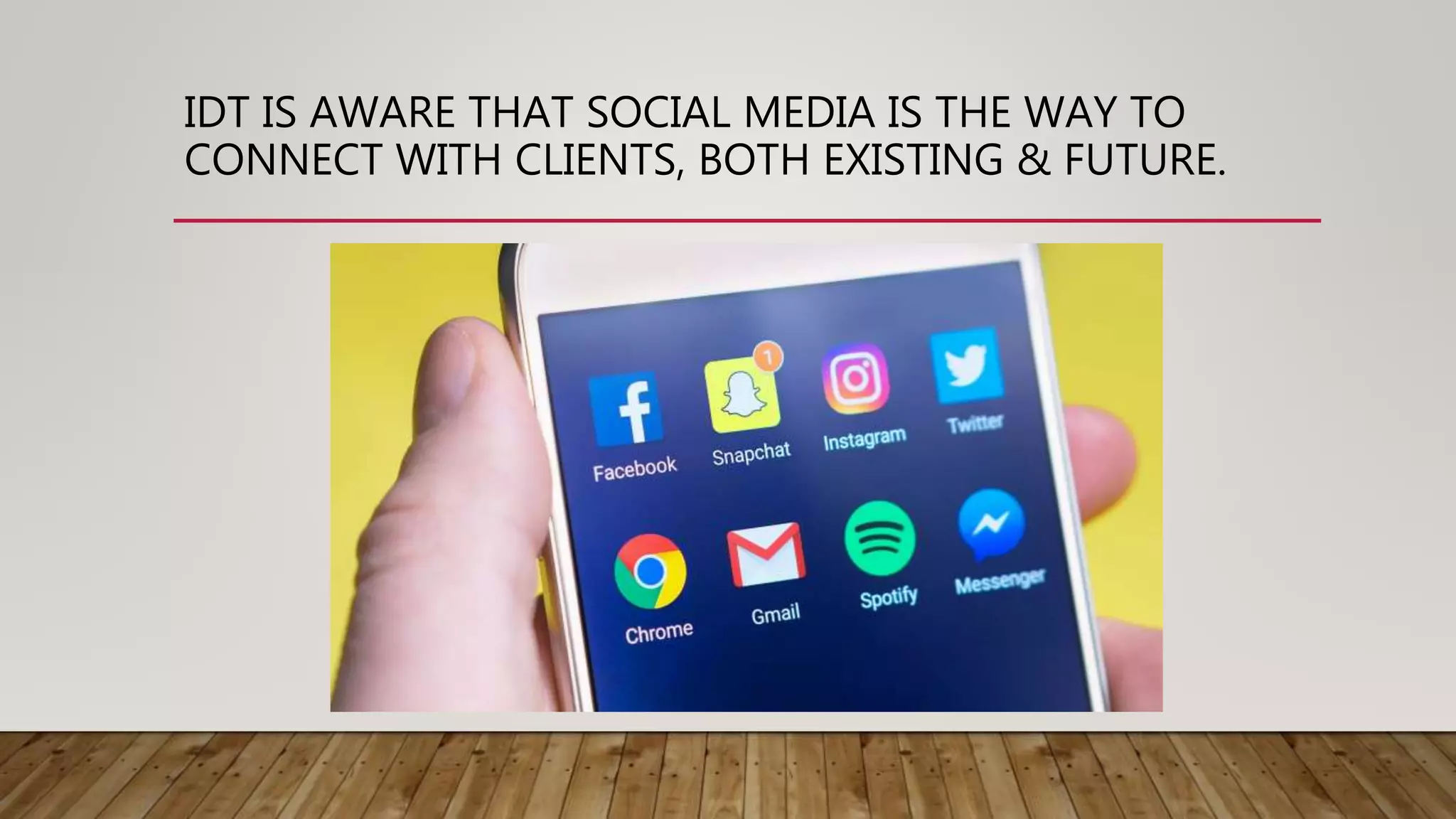 IDT Energy Network. Find us on Social Media | PPT