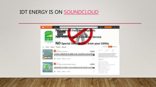 IDT Energy Network. Find us on Social Media | PPTX