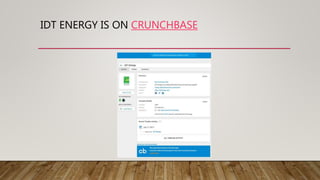 IDT Energy Network. Find us on Social Media | PPTX