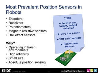 Examples Of Advanced Semiconductor Sensor Technologies Playing A Key Role In Today's Robotics ...
