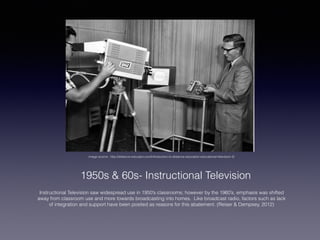 History of Communication Technology affecting Instruction | PDF