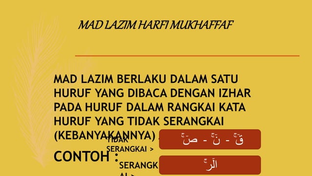 TAJWID IDTQ1072 - (HUKUM MAD DAN PEMBAHAGIANNYA) | PPTX