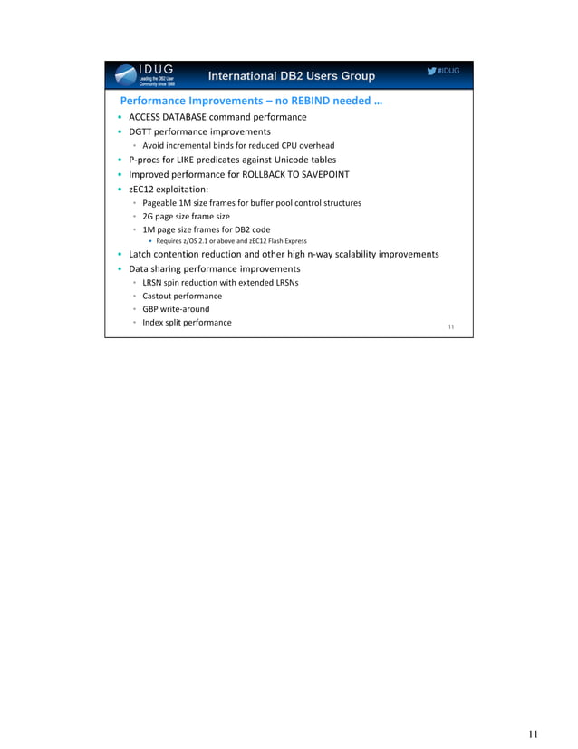 DB2 11 Technical Overview - John Campbell | PDF