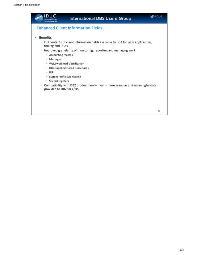 DB2 11 Technical Overview - John Campbell | PDF