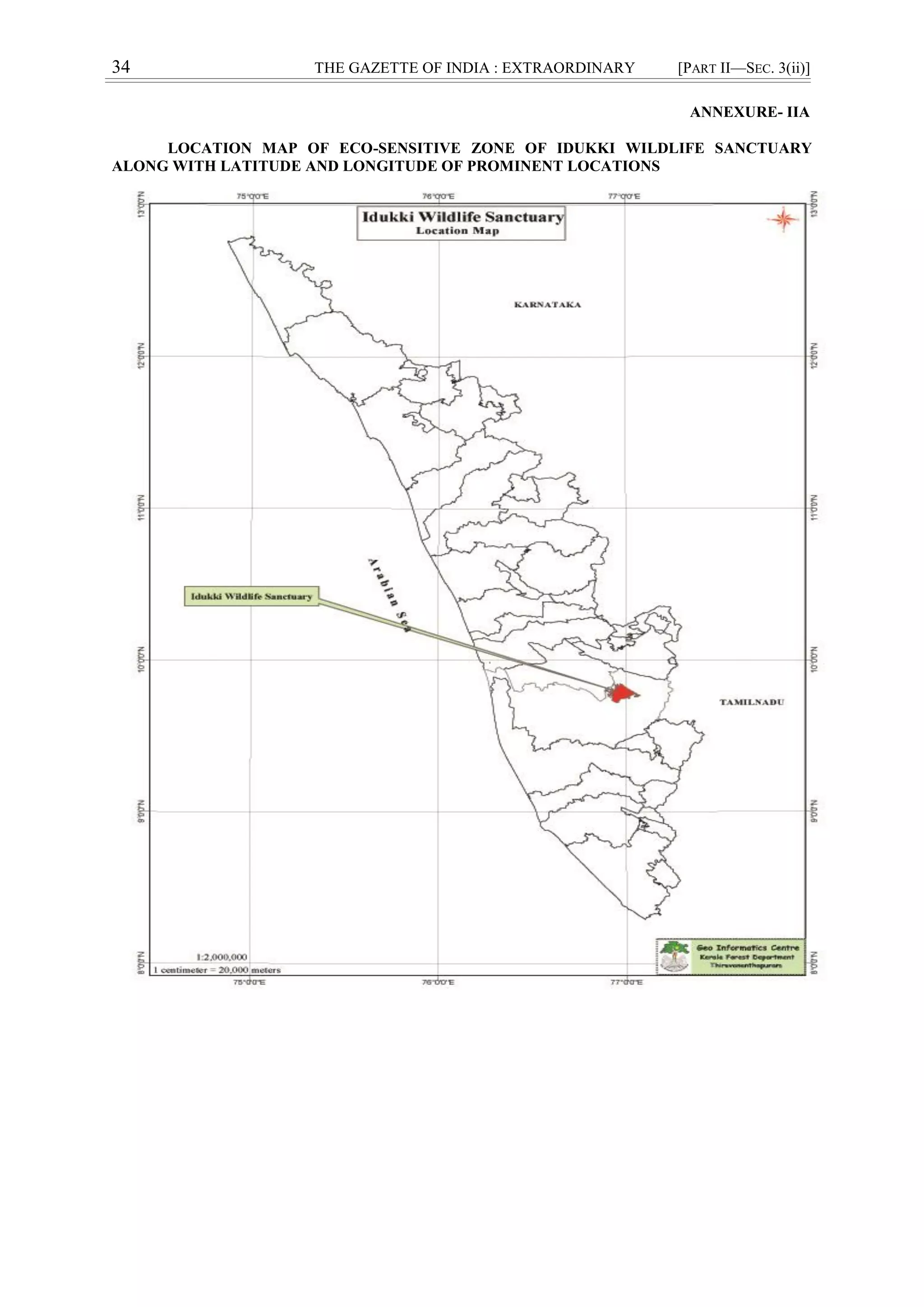 Idukki ecologically sensitive zone | PDF