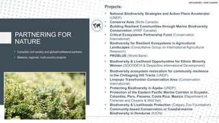 Canada's International Biodiversity Program | PPT
