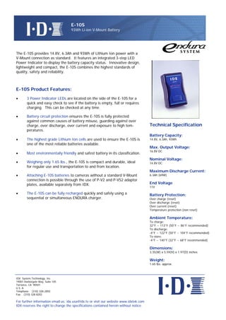 E-10S | PDF | Consumer Electronics | Technology & Computing