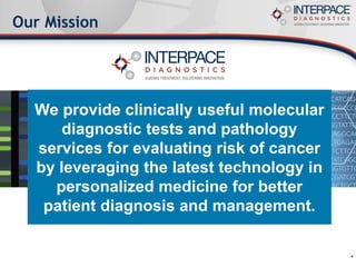 Interpace Diagnostics Investor Presentation | PPTX