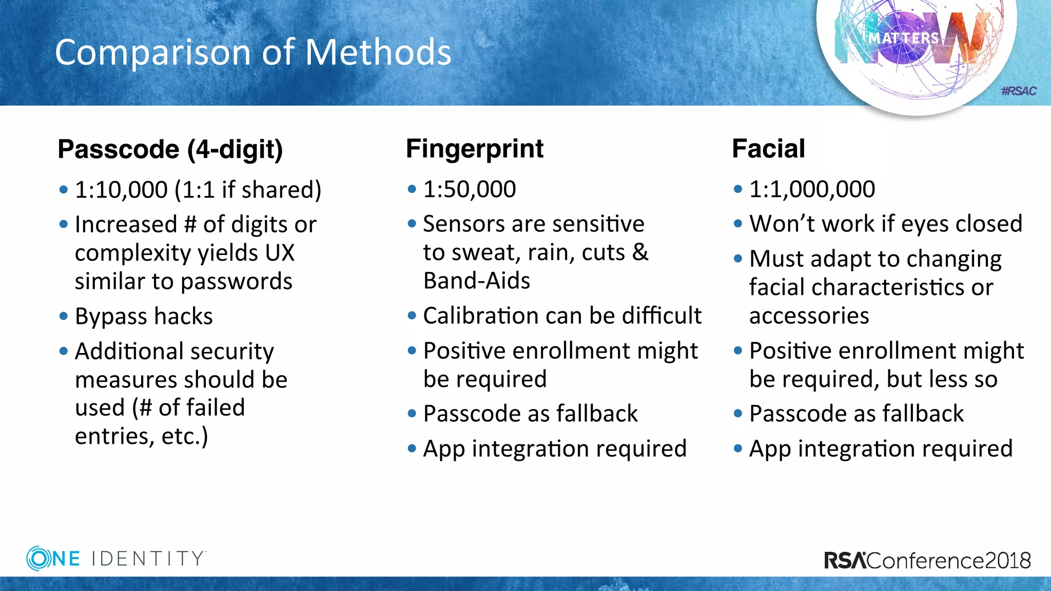 Passwords and Fingerprints and Faces—Oh My! Comparing Old and New ...
