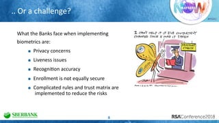 Risk-Based Approach to Deployment of Omnichannel Biometrics in Sberbank ...
