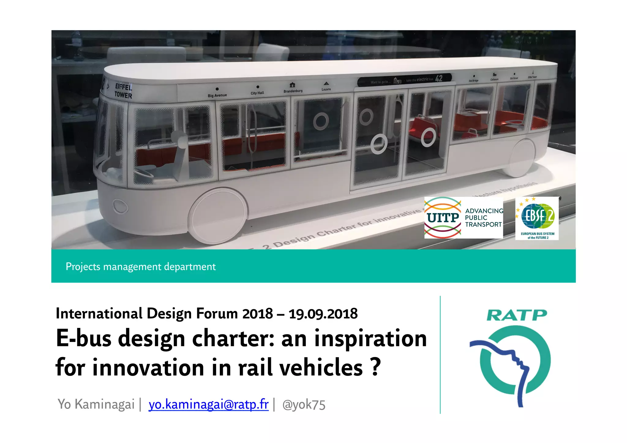 How an E-Bus Design Charter can inspire innovation in rail vehicles ...