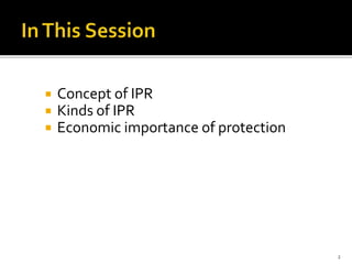 Presentation on Intellectual Property Rights | PPTX