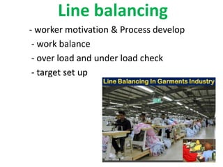 Application of Industrial Engineering on garments industry | PPTX