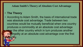 INTERNATIONAL ECONOMICS | PPTX