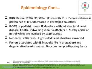 infective endocarditis in children.pptx. | PPT