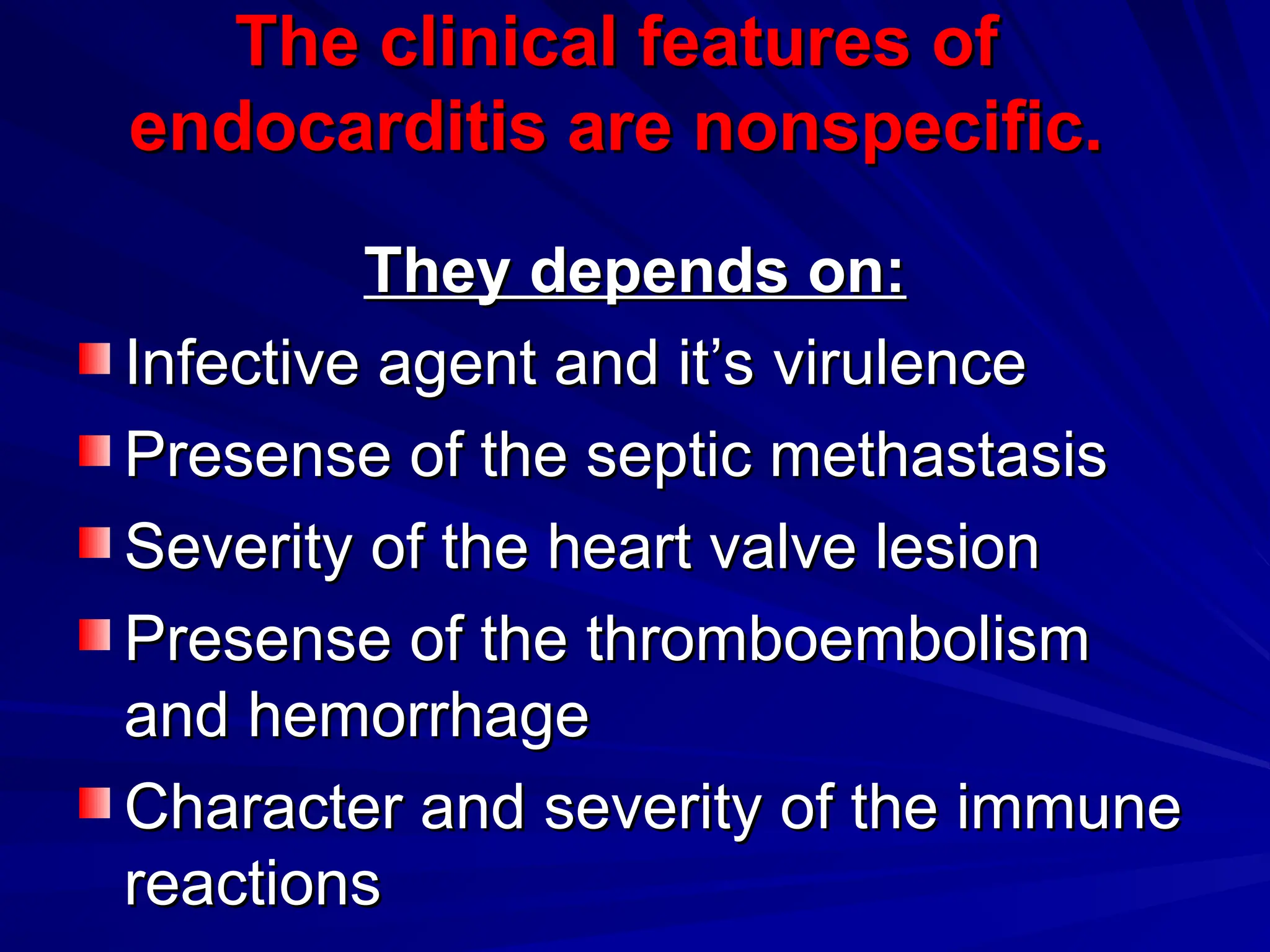 Infective endocarditis presentation. Ppt | PPT
