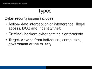 Introduction to Internet Governance and Cyber-security | ODP