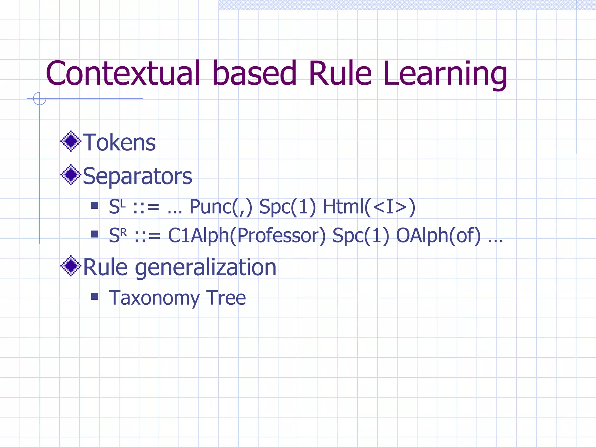 IE for Semi-structured Document: Supervised Approach | PPT