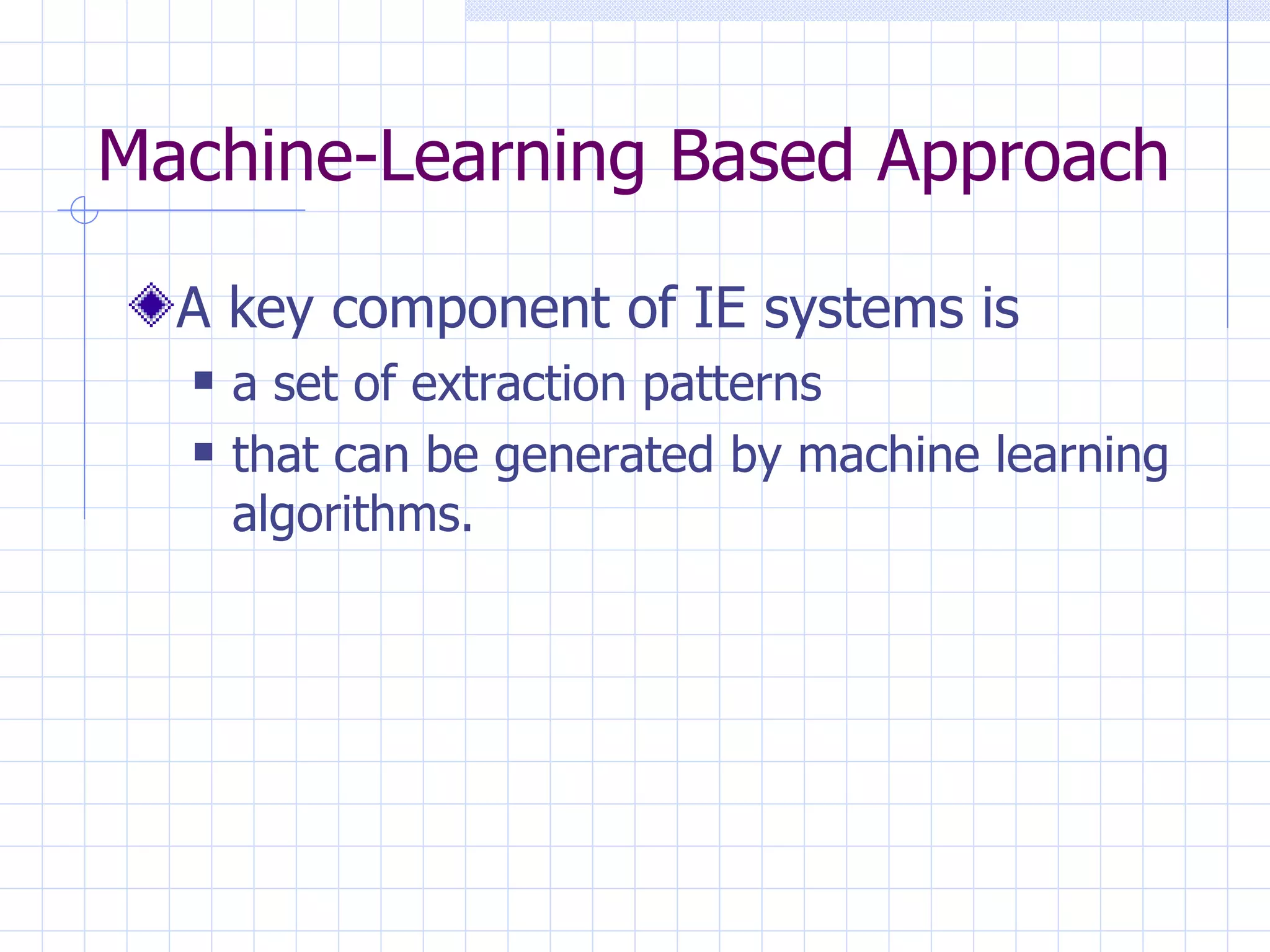 IE for Semi-structured Document: Supervised Approach | PPT
